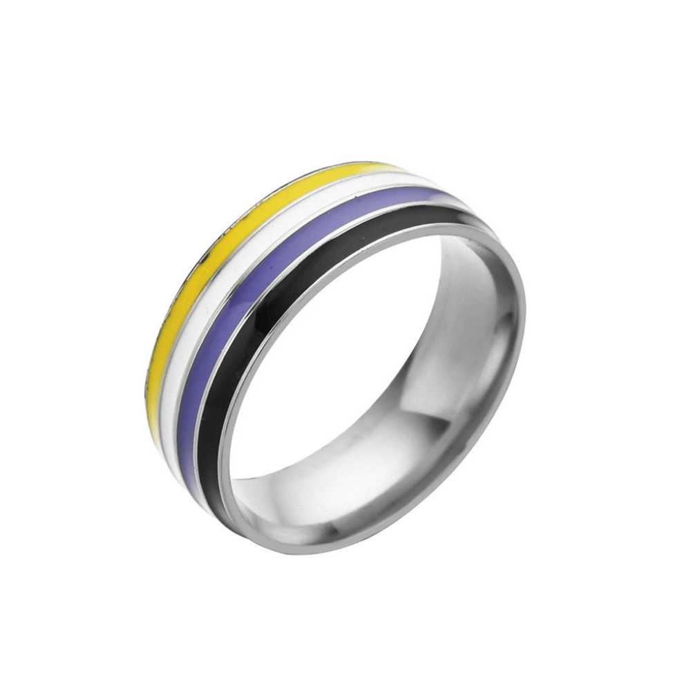 Non-Binary Pride Ring – LGBTQ+ Flags Australia