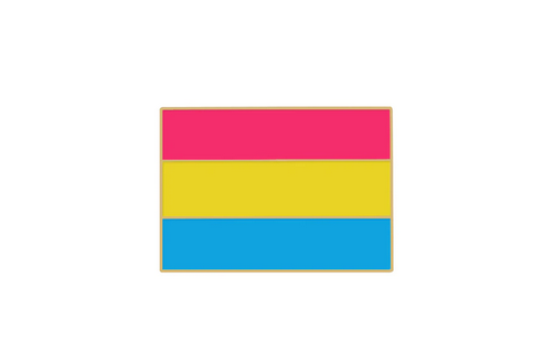 Pansexual Flag Pin – LGBTQ+ Flags Australia