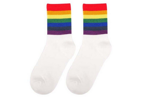 Rainbow Thick Stripe Socks – LGBTQ+ Flags Australia